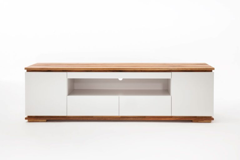 TV Lowboard Chia Eiche Massiv – Hochglanz – Möbeltraum